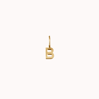 Ava Initial Charm - Waterproof + Hypoallergenic Jewelry