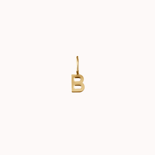 Ava Initial Charm - Waterproof + Hypoallergenic Jewelry