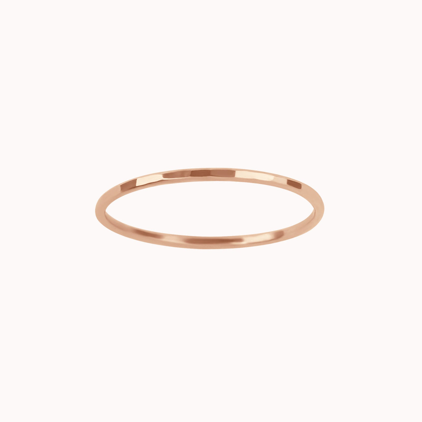 Hammered Skinny Rings - Waterproof + Hypoallergenic Jewelry