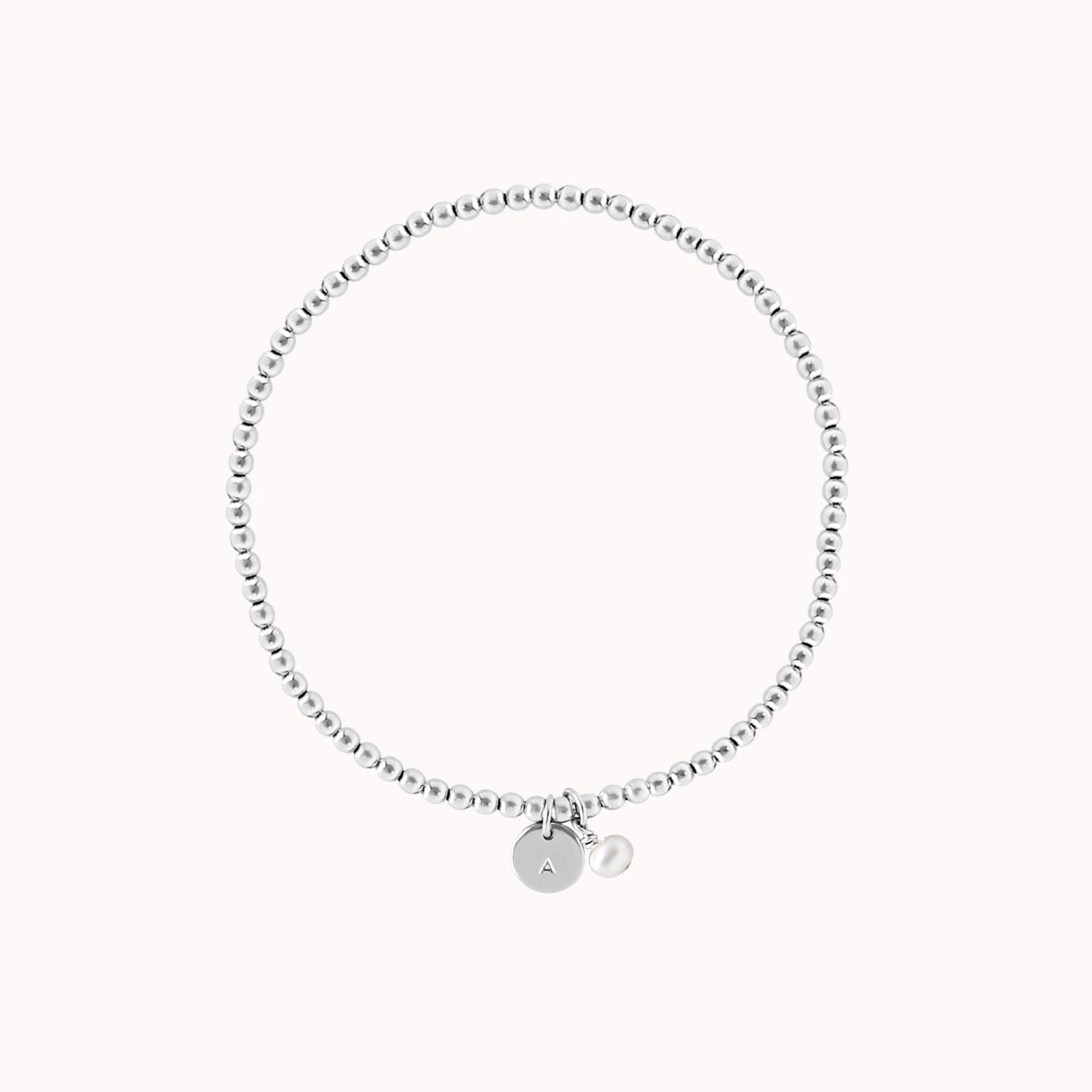 Tiny Personalized Stretch Bracelet - Waterproof + Hypoallergenic Jewelry