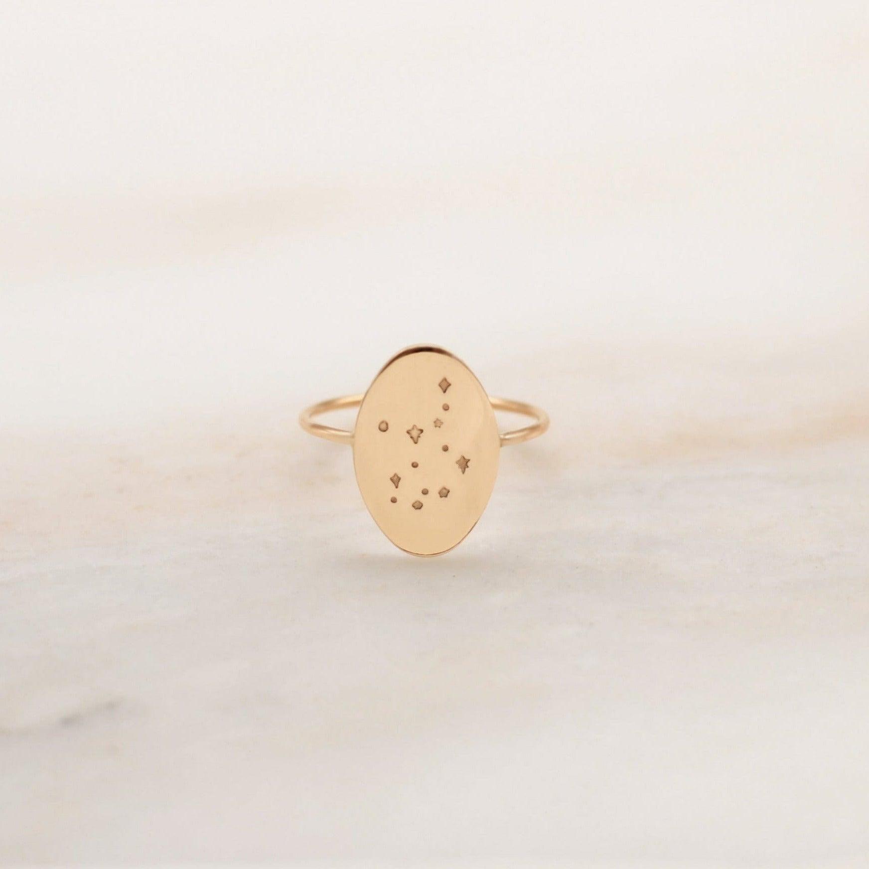 Stella Zodiac Constellation Ring