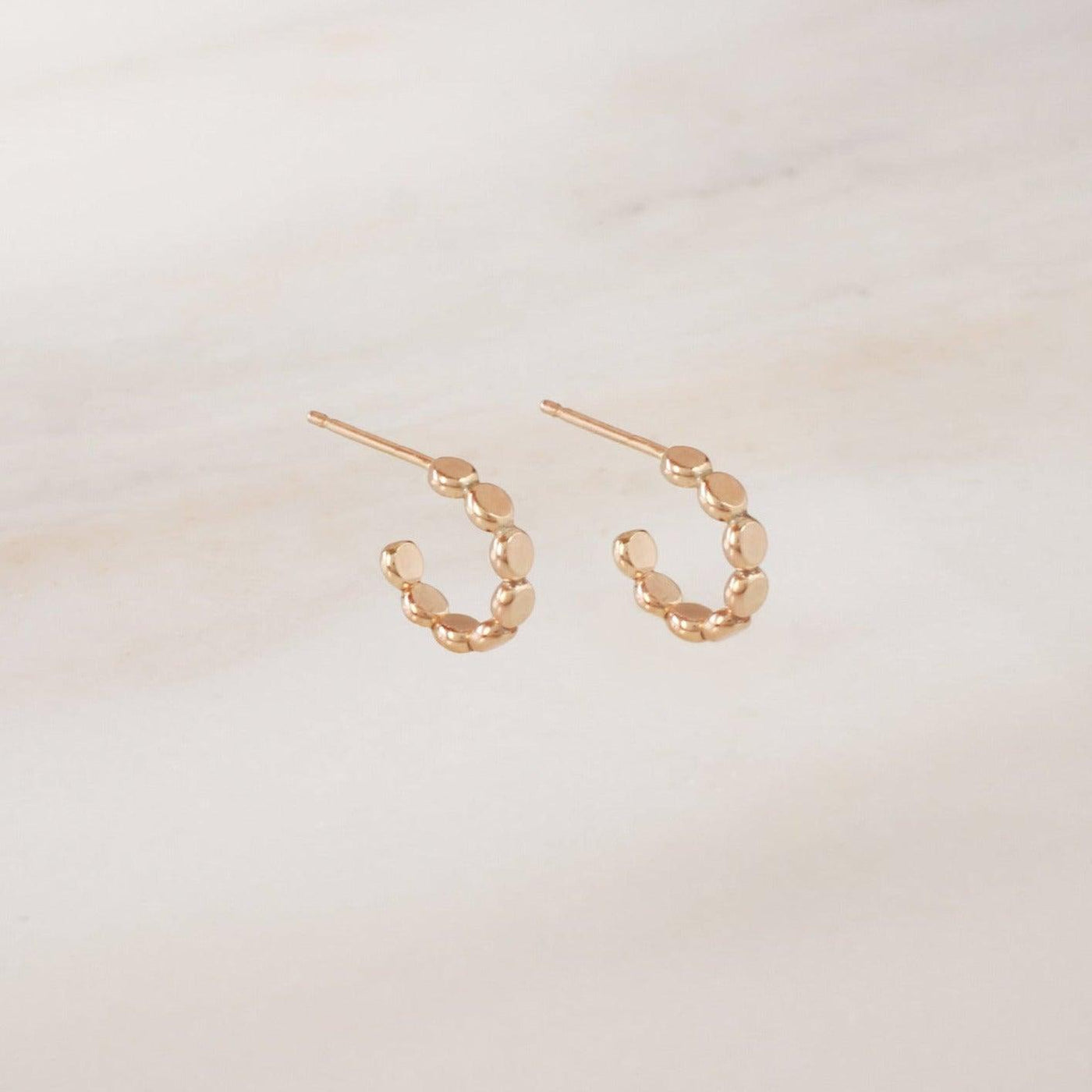 Tiny Cora Hoop Earrings
