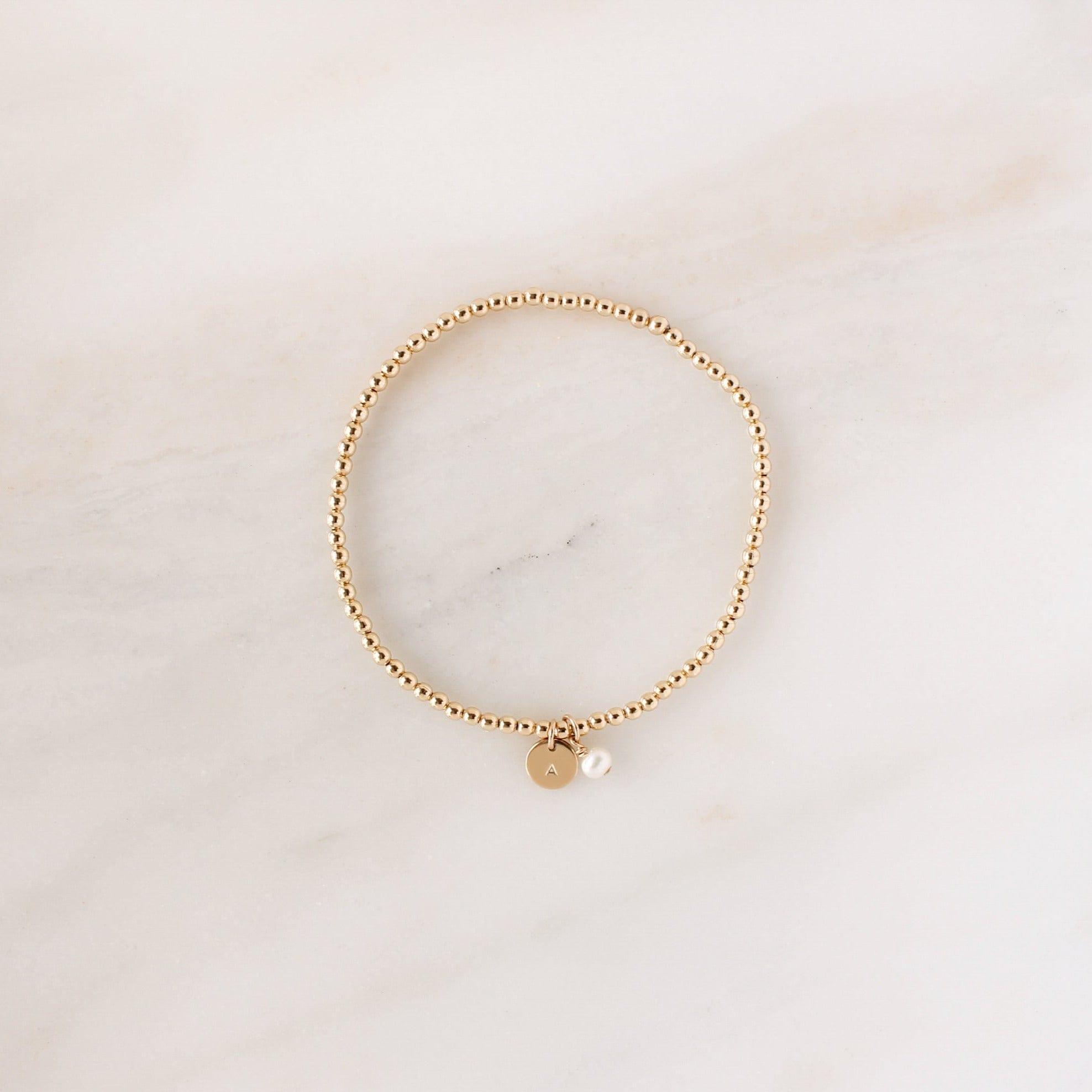 Tiny Personalized Stretch Bracelet